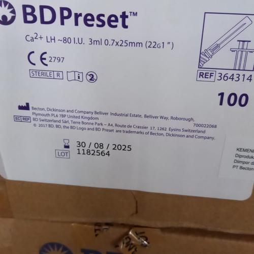 Jual Bd vacutainer Preset Syr Abg Spuit AGD - Jakarta Pusat - AlBarack ...