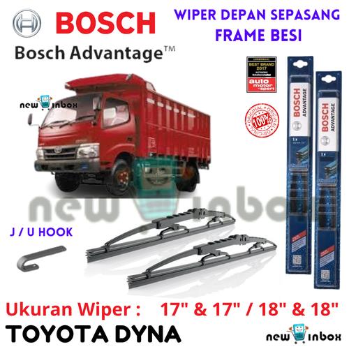 Jual Wiper Depan TRUK TOYOTA DYNA Sepasang BOSCH ADVANTAGE 17" & 17 ...