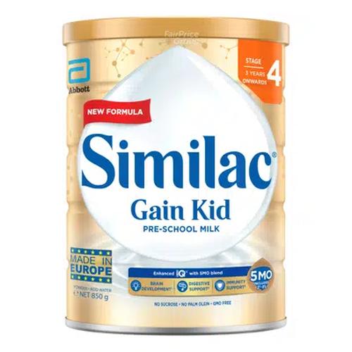 Jual Abbott Similac Gain Kid Pre-School Milk Formula - Stage 4 850g ...