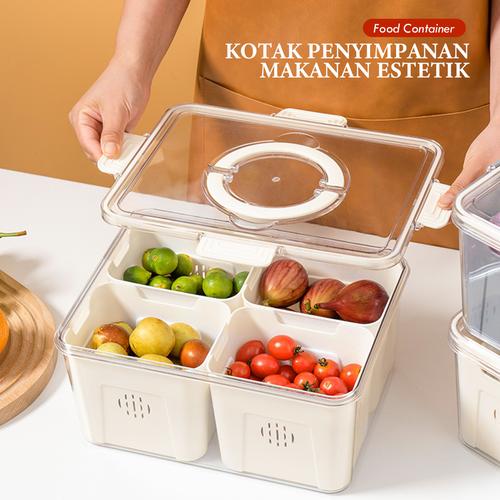 Promo Food Container ATAU Wadah Bumbu Dapur Tempat Saringan Sayuran ...