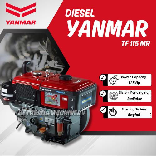 Jual Diesel Yanmar TF 115 Mesin Penggerak Yanmar 11.5 Hp Radiator ...