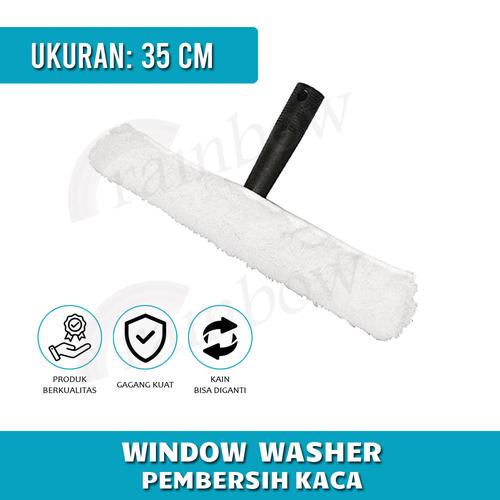 Promo Pembersih Kaca panjang 35 cm (Window Washer) - Set Putih ...