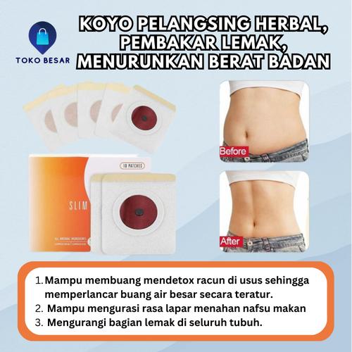Jual Detox Slim Patch Koyo Pelangsing Badan Pembakar Lemak Koyo Diet ...