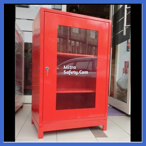 Jual Box APD / Safety Cabinet Plat Besi Kecil 1 Pintu / Lemari K3 Kecil ...
