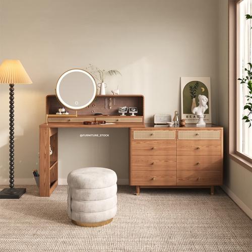 Jual Meja Rias Kayu Jati Minimalis (Manouel Make Up Table Vanity ...