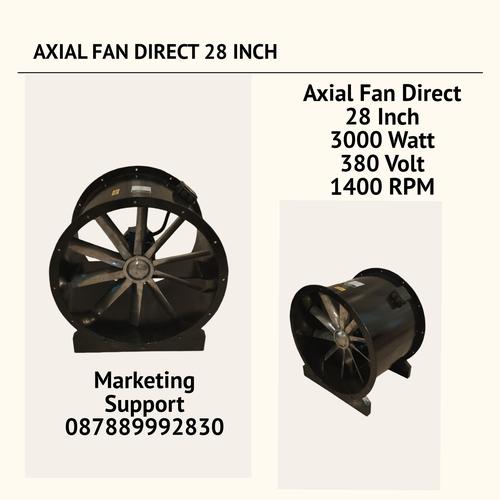 Jual Axial Fan 28 inch 1400 RPM 3000 Watt 3 phase Blower Axial 28 Inch ...