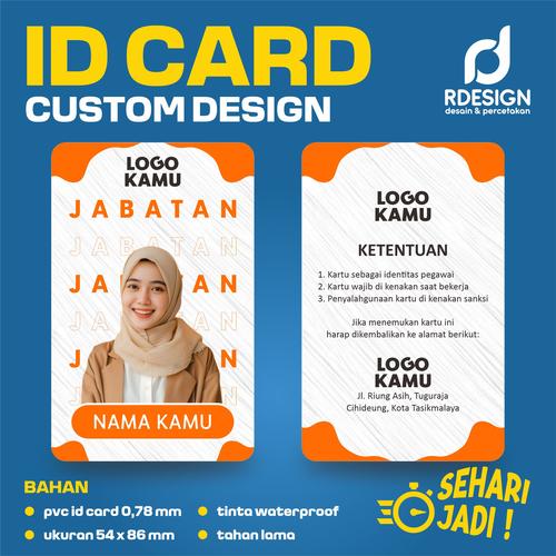 Jual ID CARD CUSTOM DESIGN / BISA CETAK SATUAN - CUSTOM DESIGN - Kota ...