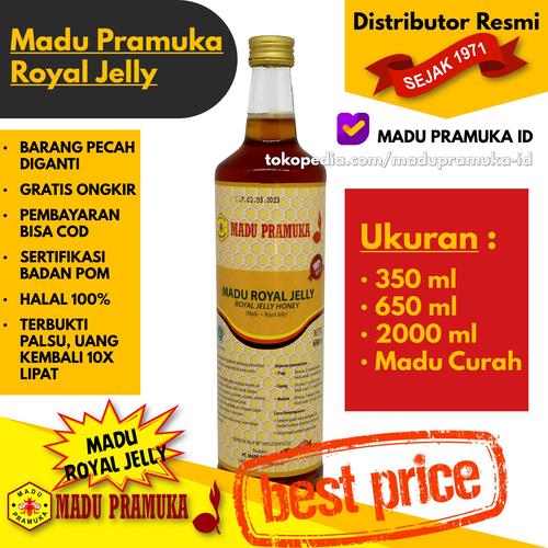 Jual Madu Pramuka Royal Jelly 350 ML 650 ML 2000 ML 350ML 650ML 2000ML ...