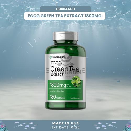 Jual EGCG Green Tea Extract 1800 mg Horbaach 180 diet weight loss ...