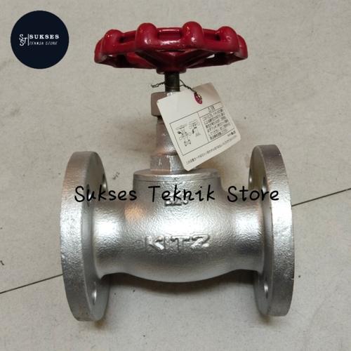 Jual Globe Valve KITZ Cast Iron Steam Jis 10K Ukuran 1/2" inch / DN15 Globe Valve KITZ Flange ...