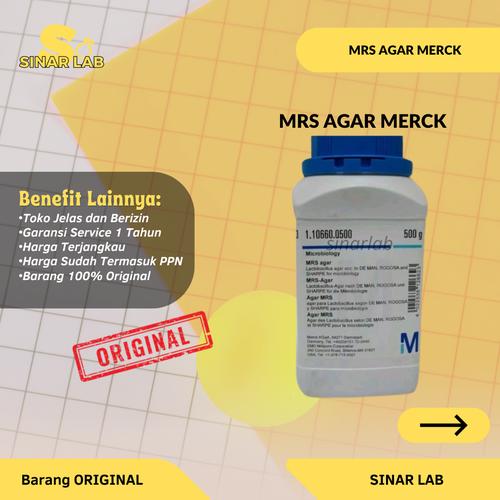 Jual MRS Agar 500gr 1.10660.0500 Merck - Kab. Sidoarjo - sinarlab ...
