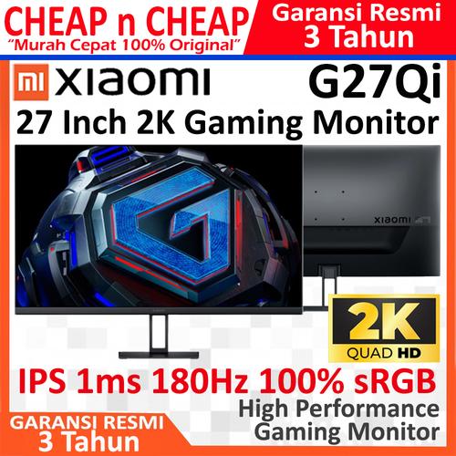 Jual Xiaomi G27Qi 2K 27 Inch Gaming Monitor 185Hz 1MS sRGB 100% LED ...