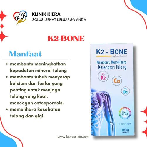 Jual K2 - BONE SUPLEMENT KAPLET - 1 STRIP 6 KAP - Kab. Bandung Barat ...
