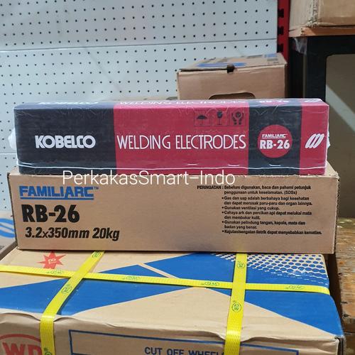 Jual KOBELCO kawat las rb26 3,2mm per 5kg kobe steel familiarc/welding ...