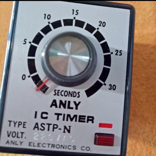 Jual Timer ANLY ASTP-N 30s 30 second 220V AC IC Timer ASTPN 30second termasuk socket 8 kaki ...