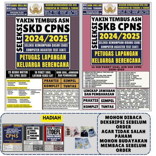 Promo BUKU YAKIN TEMBUS ASN CPNS CAT SKD & SKB CPNS PETUGAS LAPANGAN KELUARGA BERENCANA (KB ...