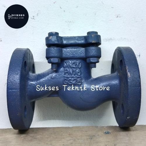 Jual Lift Check Valve Steam PN16 Cast Iron Ukuran 4" inch / DN100 ...