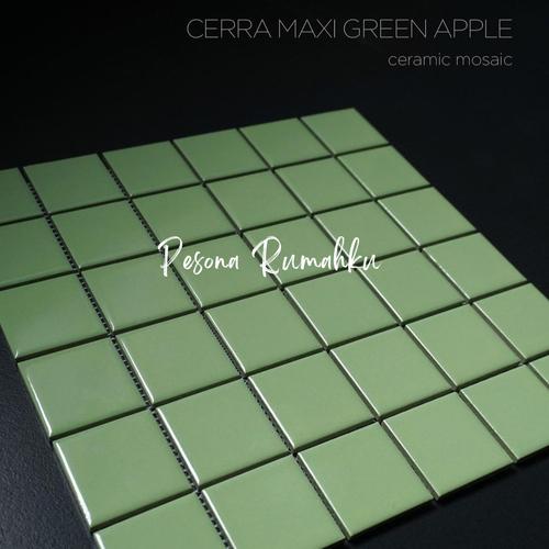 Jual Venus Type Cerra Maxi Green Apple Glossy - Mozaik Mosaic Keramik ...