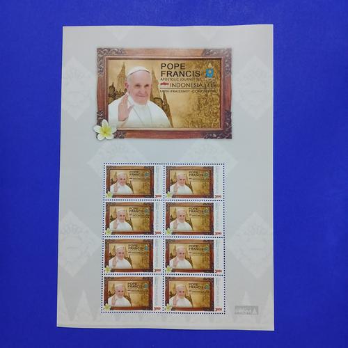 Jual Prangko Indonesia. PAUS FRANCIS / POPE FRANCIS Kunjungan Pope ...
