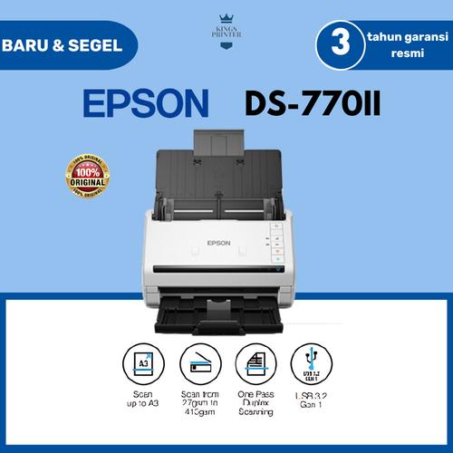 Jual Epson WorkForce DS-770II Sheet-fed Document Scanner - Jakarta ...