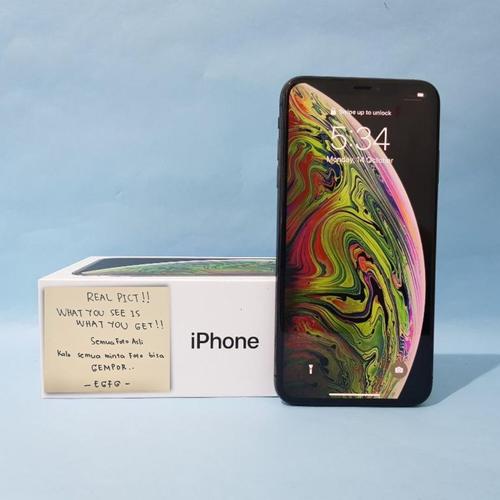 Jual iPhone XS Max Space Gray 256 GB imei resmi terdaftar kmenperin ...