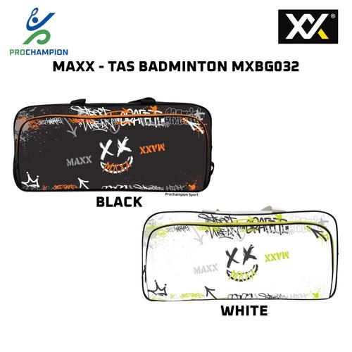 Promo New ! Tas Badminton / Tas Kotak MAXX MXBG032 MAXXAHOLIC - WHITE ...