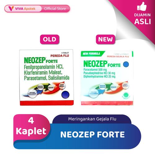 Jual Neozep Forte untuk Meringankan Gejala Flu (4 Kaplet) - Jakarta ...