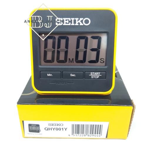 Jual STOPWATCH SEIKO TIMER QHY001 ORIGINAL/ TIMER COUNTDOWN SEIKO ...