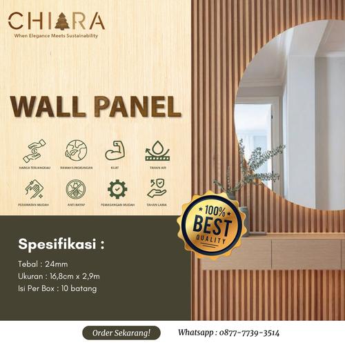 Jual WPC WALLPANEL DINDING / WALL PANEL WPC CHIARA PANJANG 2,9M ...