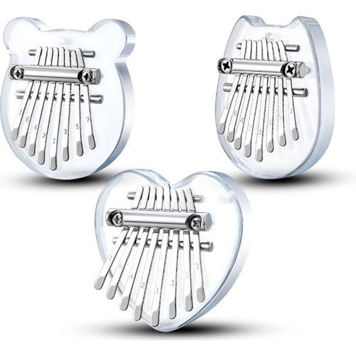Jual Kalimba Mini Transparan 8 Nada Marimba Karimba Mbira - Transparan ...