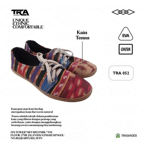 Jual TRA SHOES - TRA052 UNIQUE ETHNIC SEPATU PERPADUAN KAIN TENUN DAN ...