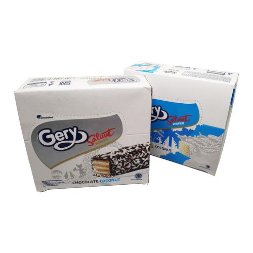 Jual GERRY SALUT KELAPA Wafer tabur kelapa 1 box isi 12 pcs - cream ...