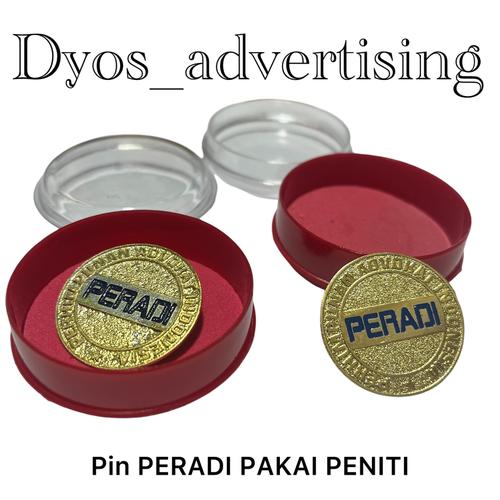 Jual Pin peradi kuningan pin peradi pakai peniti + kotak - Jakarta ...