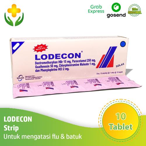 Jual Lodecon Strip 10 Tablet Obat Batuk Pilek Flu Panas Demam - Kab ...