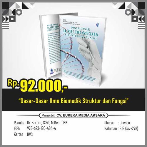 Jual Dasar-Dasar Ilmu Biomedik Struktur dan Fungsi - Kab. Banyumas - Penerbit Eureka | Tokopedia