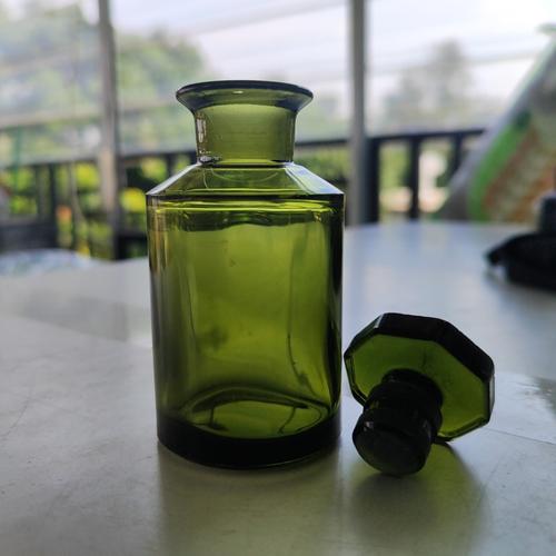 Jual botol reagent 50ml Hijau Tranparan / Botol kaca Sampel 50ml Hijau ...