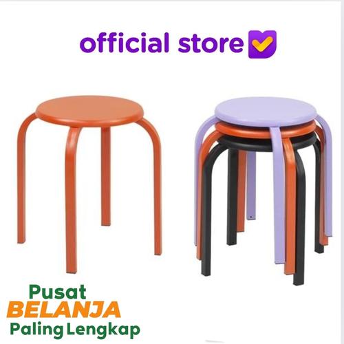 Promo Bangku Bulat Metal - Oranye - Jakarta Timur - rupa rupa Store ...