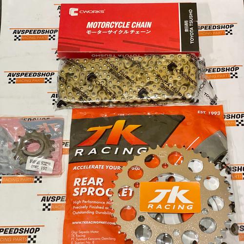 Jual GEAR SET TK 428 YAMAHA SCORPIO Z / SCORPIO NEW & RANTAI TOYOTA ...