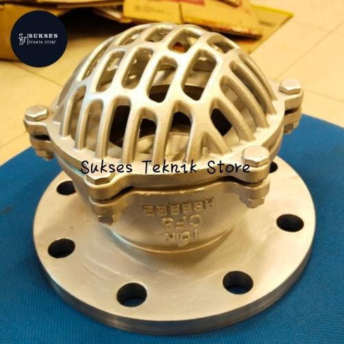 Jual Foot Valve Stainless Jis 10K Flange 3" inch / DN80 Foot Valve ...