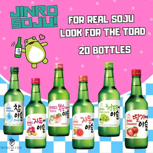 Promo Jinro Soju 20 botol Soju Import Made in Korea (Pilih Rasa) Cicil ...