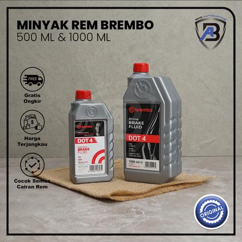 Promo Brake Fluid Dot 4 1000ml Brembo Original- Minyak Rem - Oli Rem ...