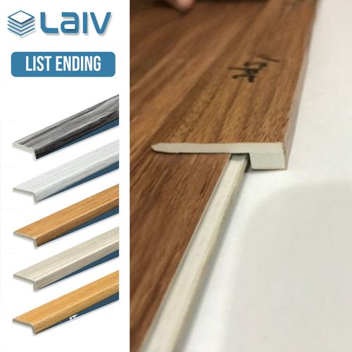 Promo (LAIV) Lis Ending List Siku L PVC Step Nosing Lantai Tangga Vinyl ...