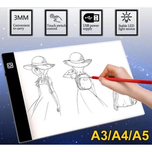 Jual LED Painting Tracing Board Copy Pad Panel Drawing Tablet Sketch Boards Art - A3 - Jakarta ...
