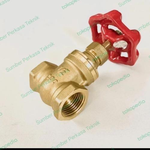 Jual Gate Valve Brass kuningan ( Gate valve Class 200 WOG Kuningan ...