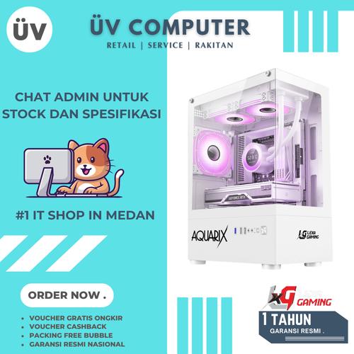 Promo Casing PC Komputer Hose Lexa Gaming Aquarix | Mid Tower | Micro M ...