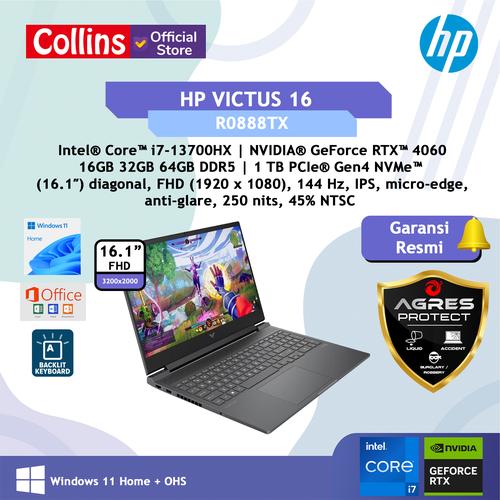 Promo HP VICTUS 16-r0888TX I7 13700HX RTX4060 1TB 16.1" FHD IPS 144HZ ...