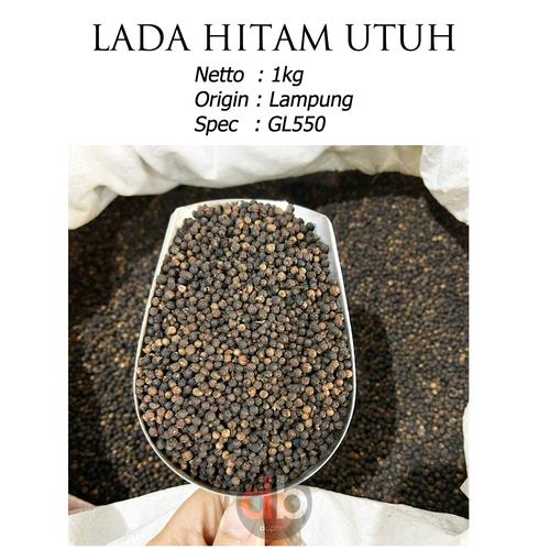 Jual Lada Hitam 1kg | Black Pepper Utuh - 500G BUTIR UTUH - Kota ...