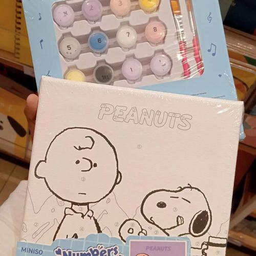 Jual MINISO SNOOPY PEANUTS Numbers Oil Painting Peralatan Melukis ...