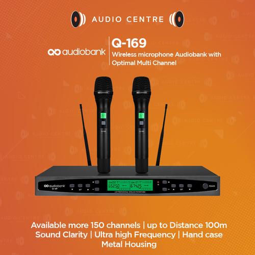 Promo Audiobank Q-169 Q169 Wireless microphone with optimal multi ...