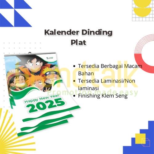 Jual Kalender Dinding Custom 2024 - Klem Besi - 1 lembar - Art Carton ...